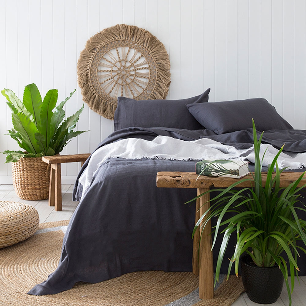 Shop Linen Sheet Sets by Bambury with Afterpay