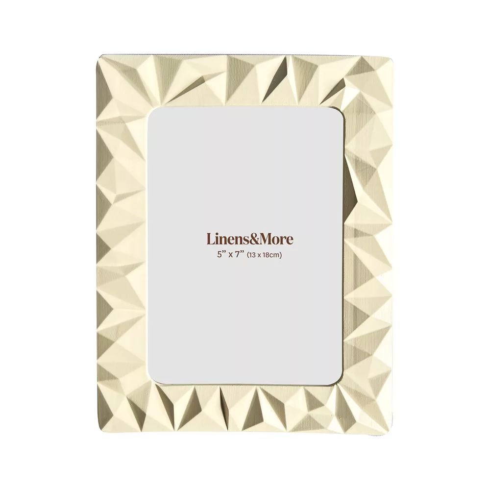 Modern Geometric Pearl Photo Frame 4 x 6" by Linens and More | queenb ...