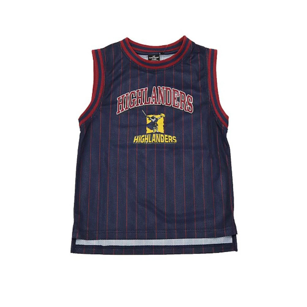 Purchase Highlanders Super Rugby Kids Singlet Navy Burgundy | queenb.co.nz