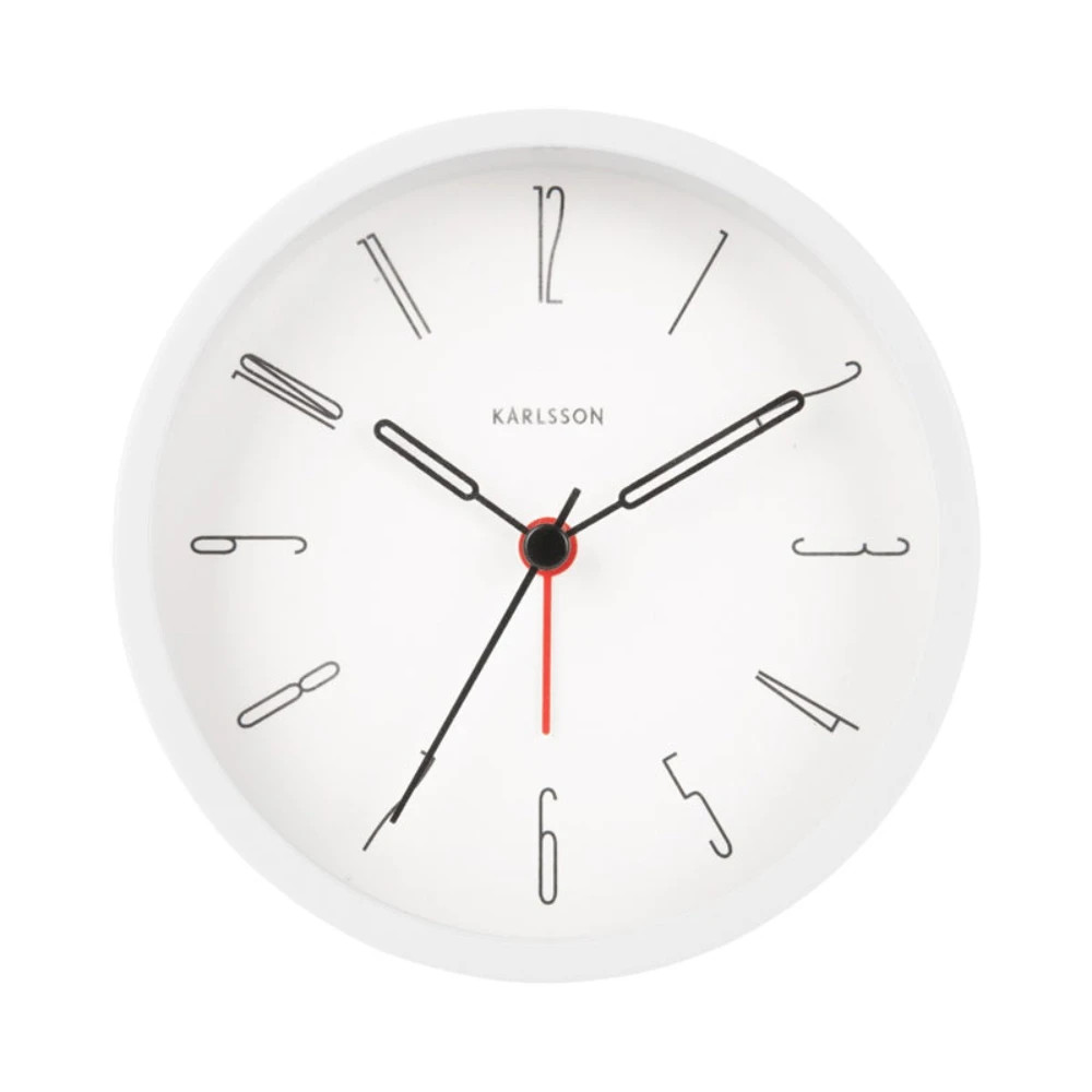 Buy Belle Alarm Clock White by Karlsson Online | queenb.co.nz