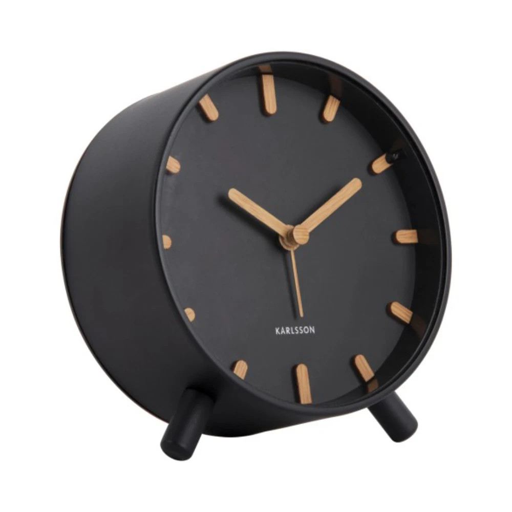Buy Grace Alarm Clock Black by Karlsson Online | queenb.co.nz