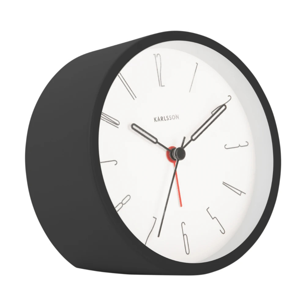 Buy Belle Alarm Clock Black by Karlsson Online | queenb.co.nz