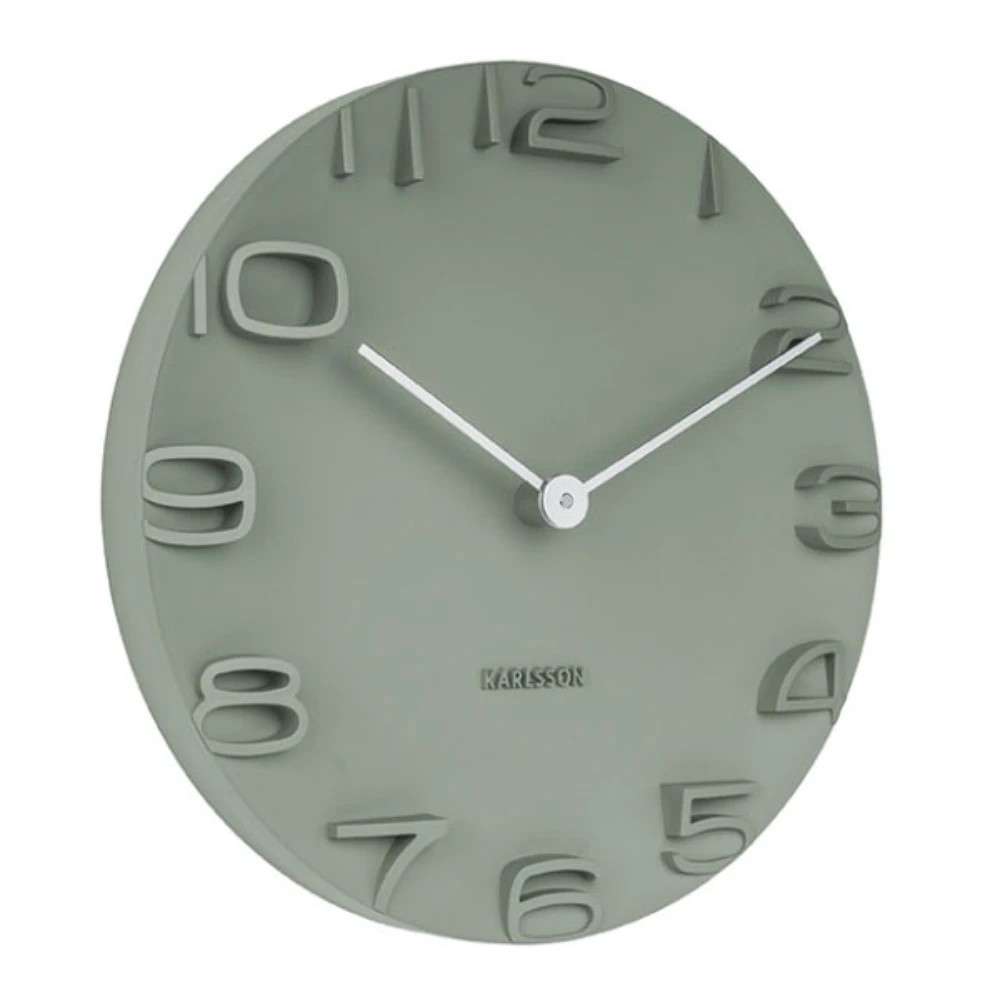 Buy On The Edge Clock Jungle Green by Karlsson Online | queenb.co.nz