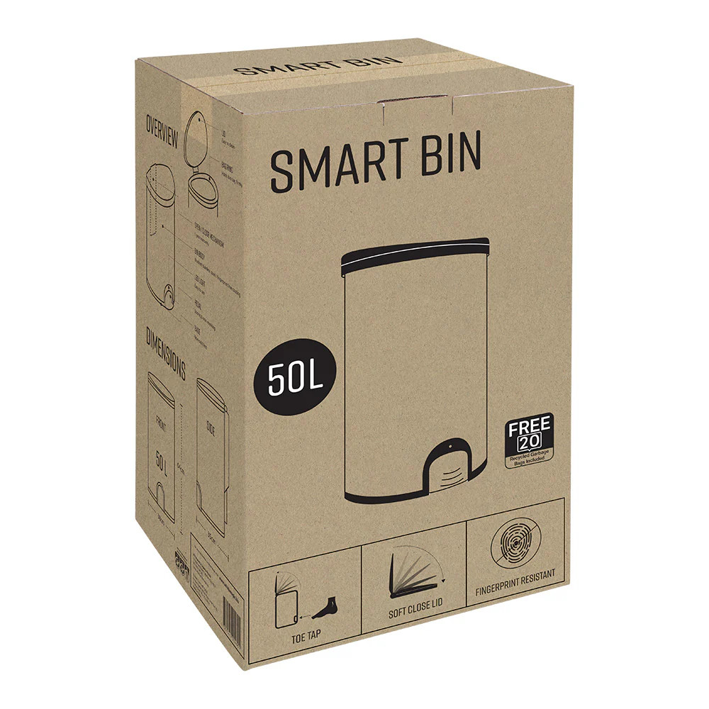 Purchase Smart Bin 50L by White Magic | queenb.co.nz