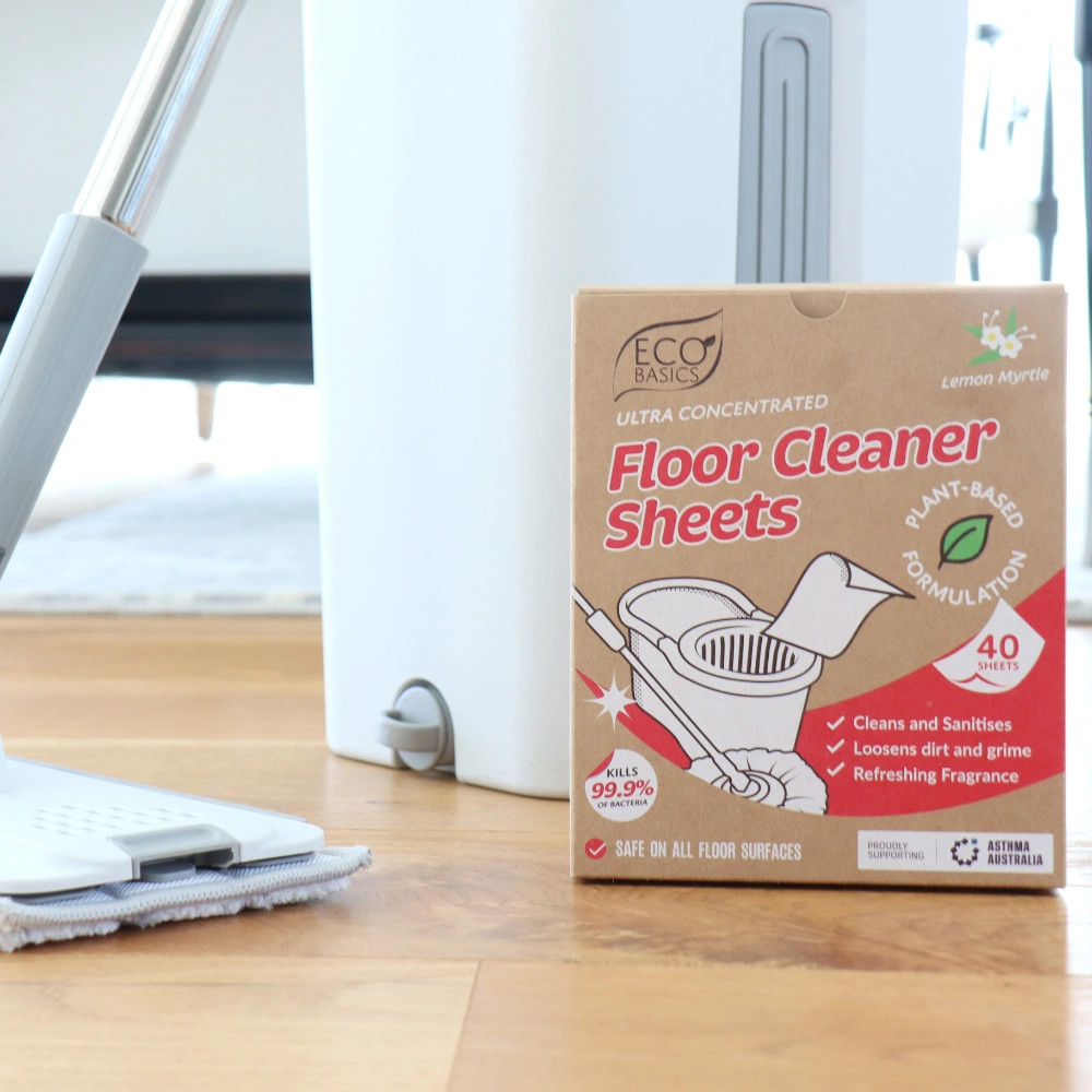 Purchase Eco Basics Floor Cleaner Sheets Lemon Myrtle 40 Sheets Pack By ...