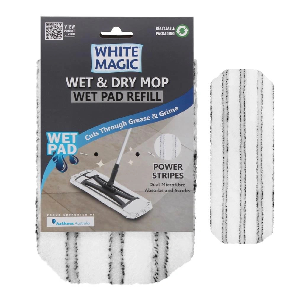 Purchase Wet & Dry Mop Wet Pad Refill by White Magic | queenb.co.nz