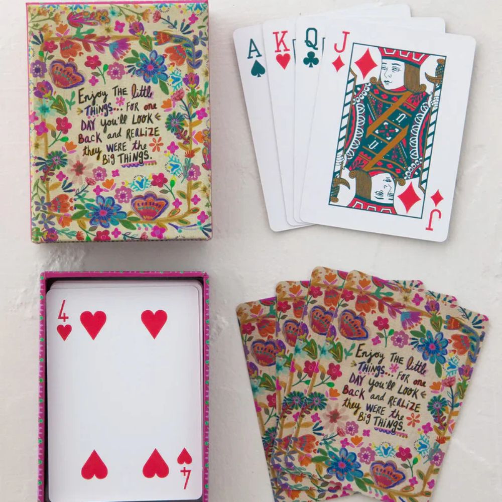 Buy Enjoy The Little Things - Playing Cards by Natural Life | queenb
