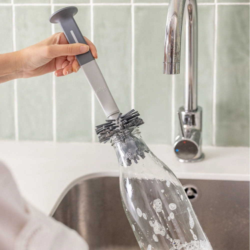 Purchase Standing Grey Bottle Brush & Glass Brush With Suction Pad by ...