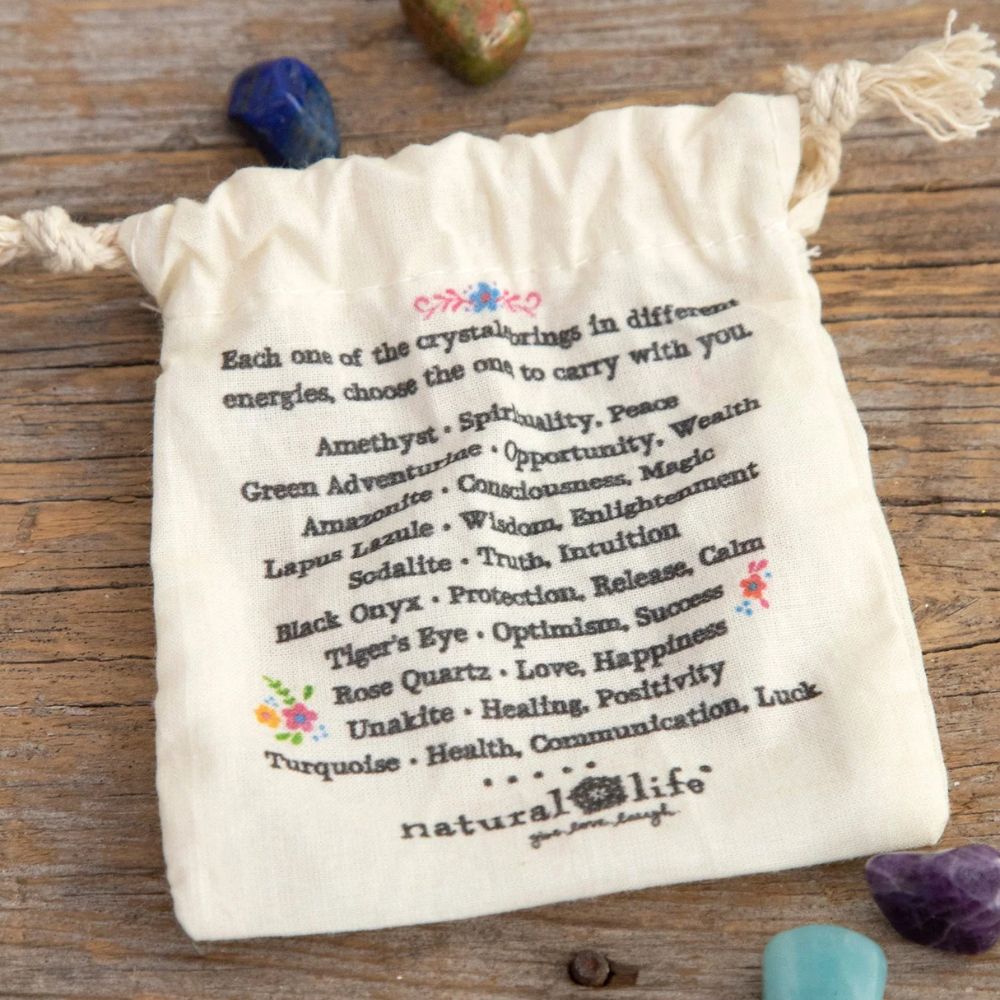 Purchase Little Bags of Crystals by Natural Life | queenb.co.nz
