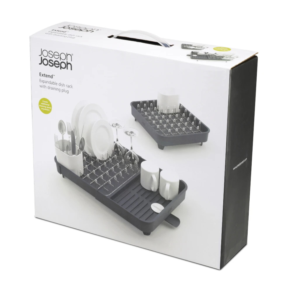 Purchase Extend Expandable Dish Rack Grey by Joseph Joseph | queenb.co.nz