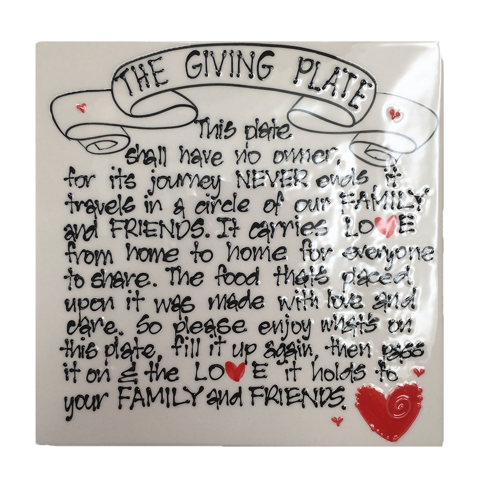 Giving Plate by Splashy - queenb