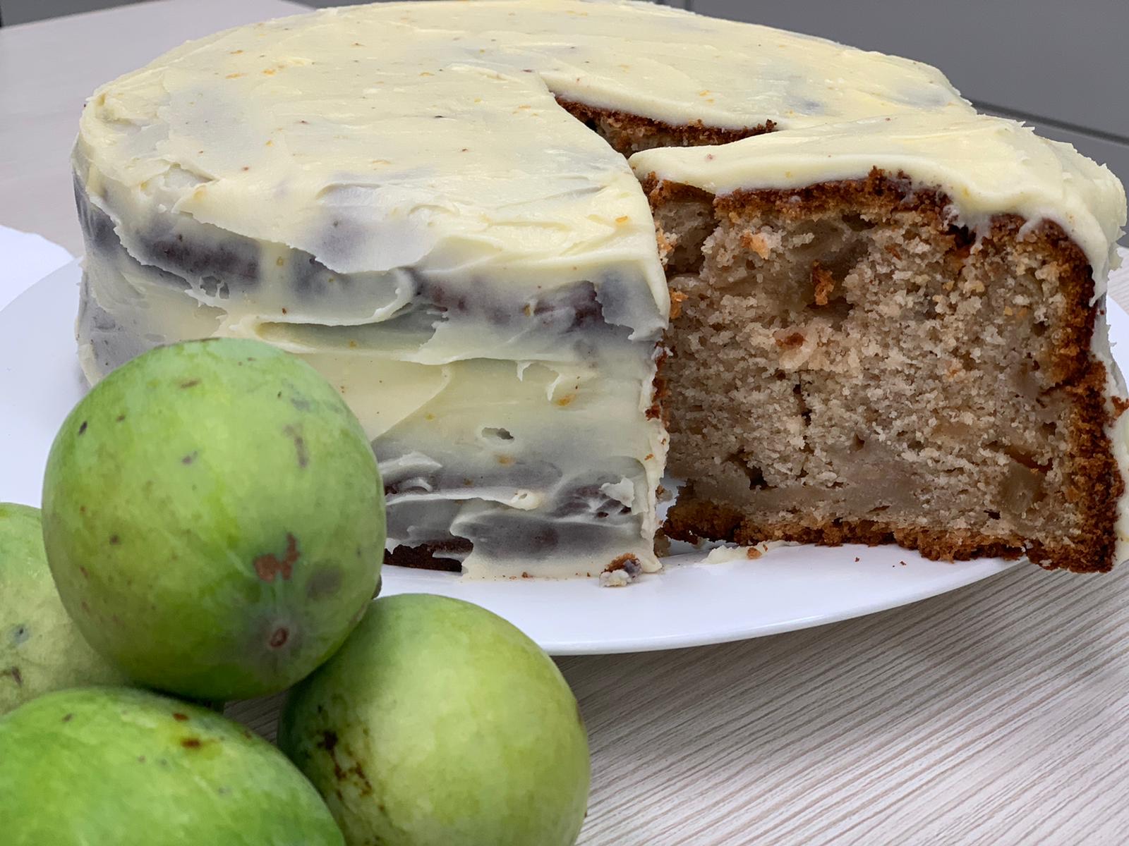 queenb Bakes! Spiced Feijoa Cake - queenb
