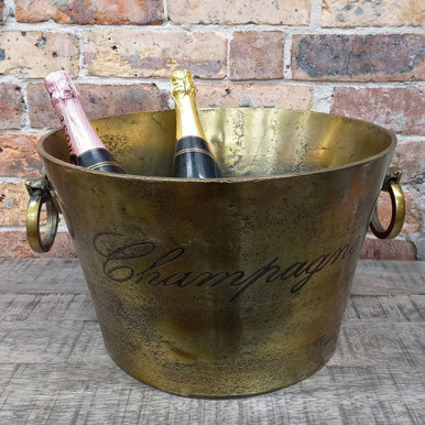 Shop Large Antique Champagne Bucket by Backyard | Support Small New ...