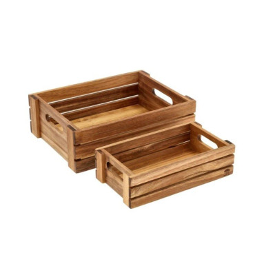 Purchase Acacia Wood Box Set - 2pc by Holm Denmark | queenb