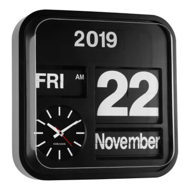 Buy Big Flip Clock Black by Karlsson Online | queenb.co.nz