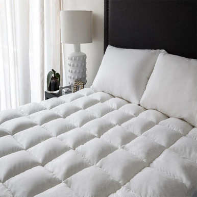 Purchase Deluxe 1000 GSM High Loft Fully Fitted Mattress Topper by ...