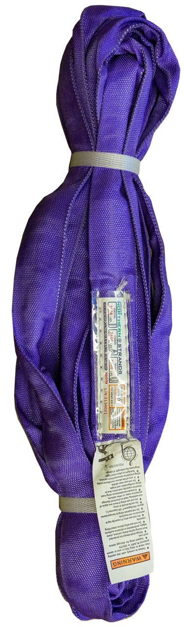 Round Sling - Purple, 3,000lbs x 12ft