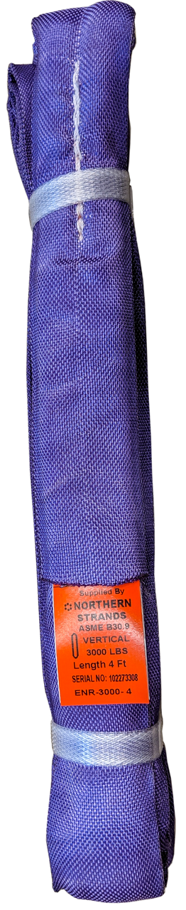 Round Sling - Purple, 3,000lbs X 4ft