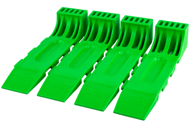 WreckMaster Interlocking Tire Skates Neon Green