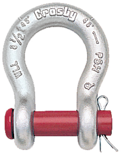 Shackle Round Pin Anchor S213 Crosby SC 1/2" - Northern Strands