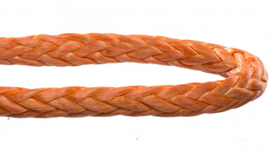 Rope Dyneema 12-Strand 1/4" (6.4mm) Orange - Northern Strands