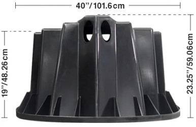 TuffStand 12 - 24 Inch Star BLACK - Northern Strands