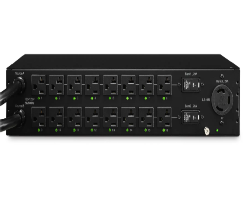CyberPower PDU30SWT17ATNET Automatic Transfer Switch (ATS) PDU - Rfwel ...