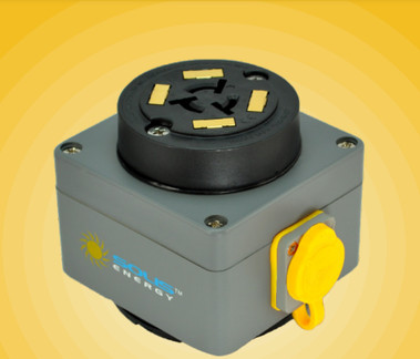 Solis Energy LPT140 Light Pole Power Tap Base Unit, 0-305VAC Input, 10A ...