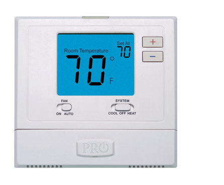 Pro1 T701 Thermostat - Non-Programmable, 1 Heat/1 Cool
