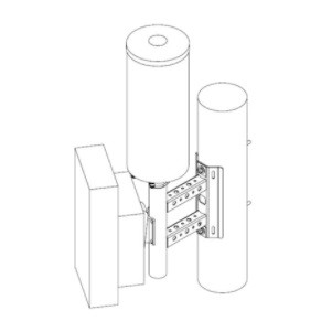 SCSM-5G Commscope Stand Off Mount - Rfwel Engr E-Store