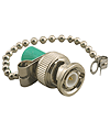 BNC Male Terminator with Grounding Chain - 50 Ohm - Rfwel Engr E-Store