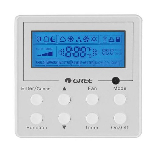 GREE MC207059 XK41 Wired Tether Controller for EVO+, Neo+, Terra Indoor ...