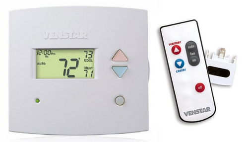 Venstar 1-Day Programmable Thermostat plus IR Remote Controller - Rfwel ...