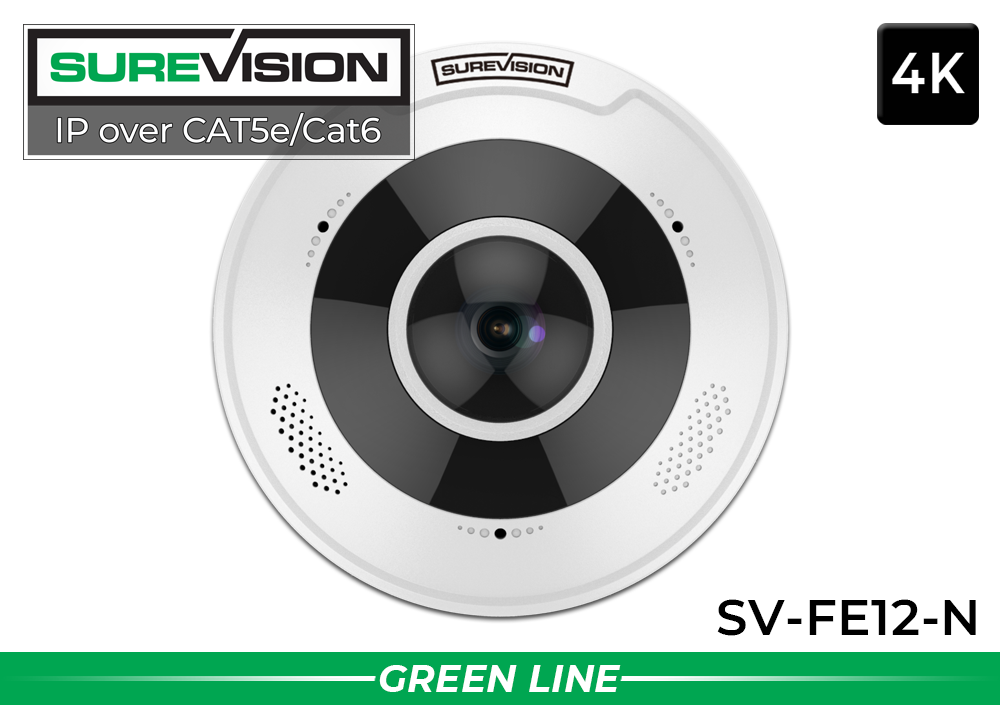 Fisheye Security Camera | IP Fisheye 360 Surveillance System