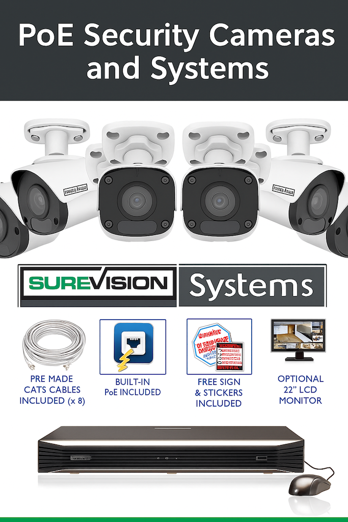 What are the advantages of POE Security Cameras - CCTV Security Pros