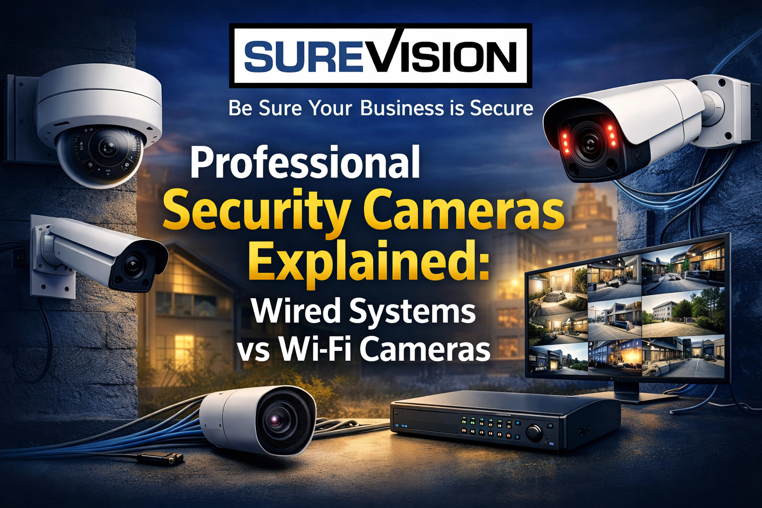 Professional Security Cameras Explained | Wired vs Wi-Fi Systems - CCTV ...