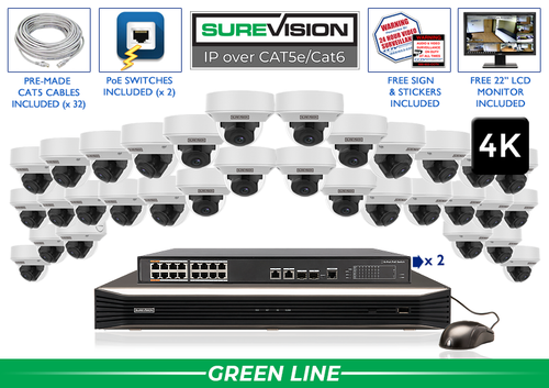 Professional Business 32 Channel NVR Camera System