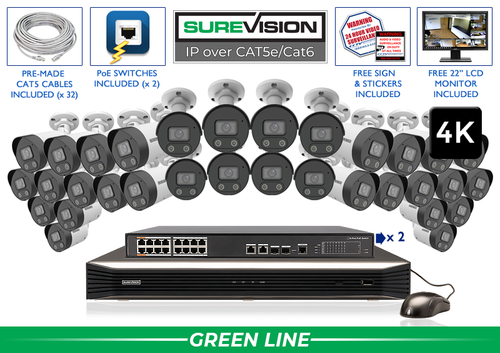 4k Security Camera Systems | Wired Camera Systems