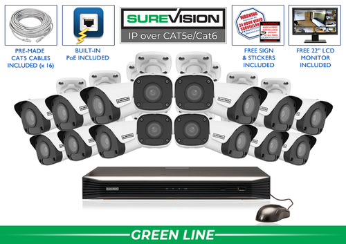 Security Camera System | Surveillance System with NVR and IP Cameras