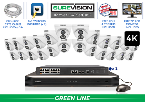 24 Camera IP System | SureVision IP Camera Systems