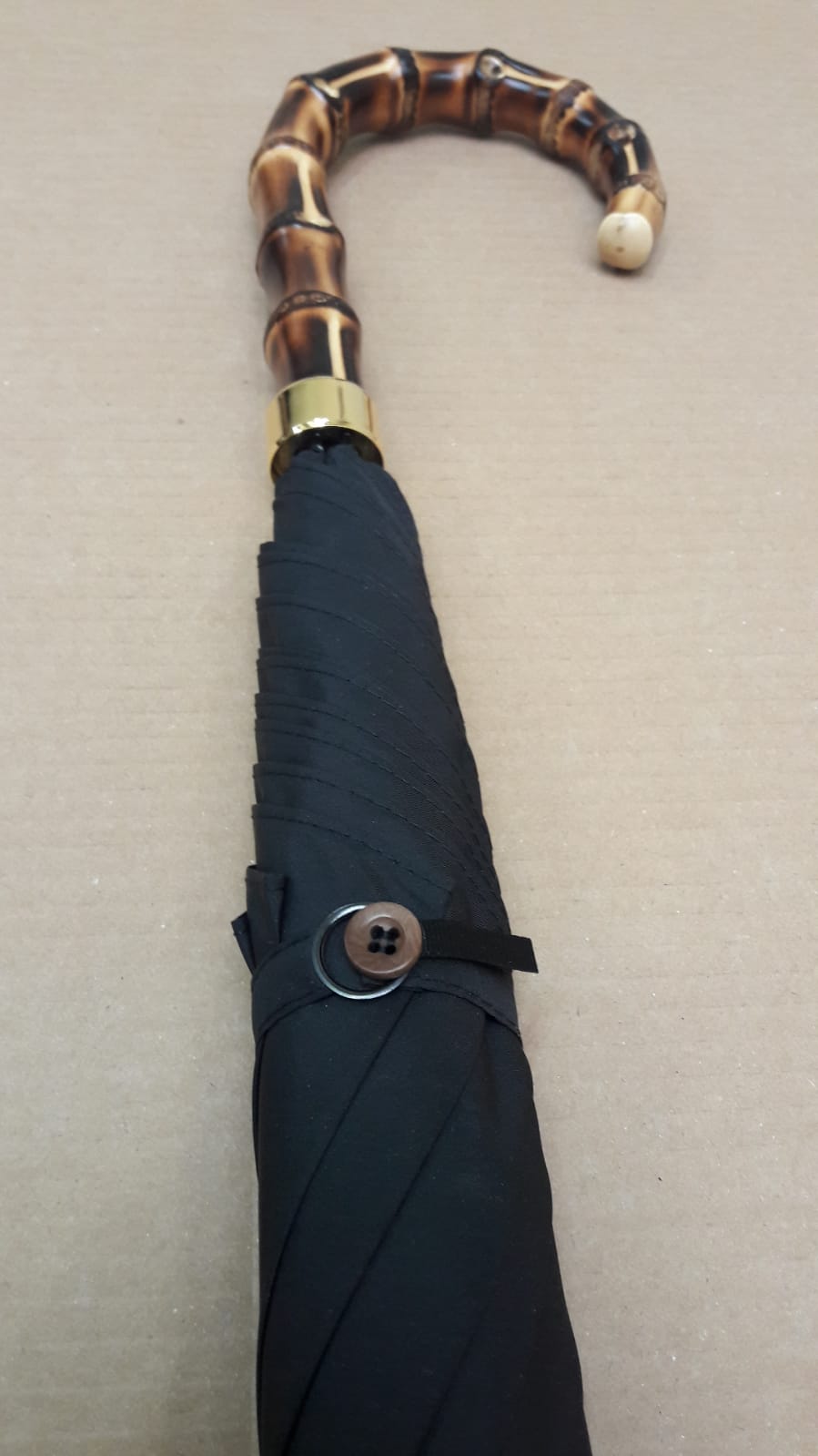 British Made Sustainable Umbrella Buttons - James Ince Umbrellas 1805