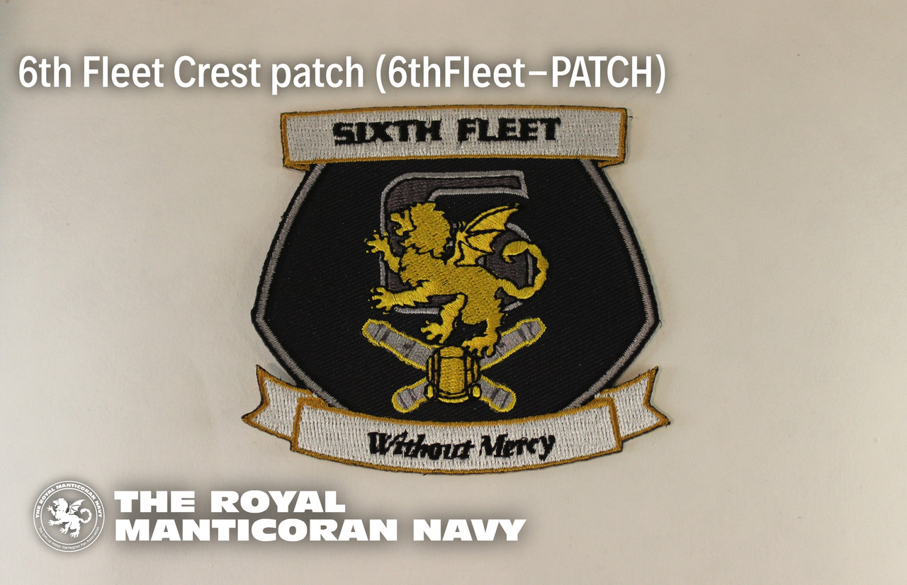 6th Fleet Crest patch - The Royal Manticoran Navy BuSup