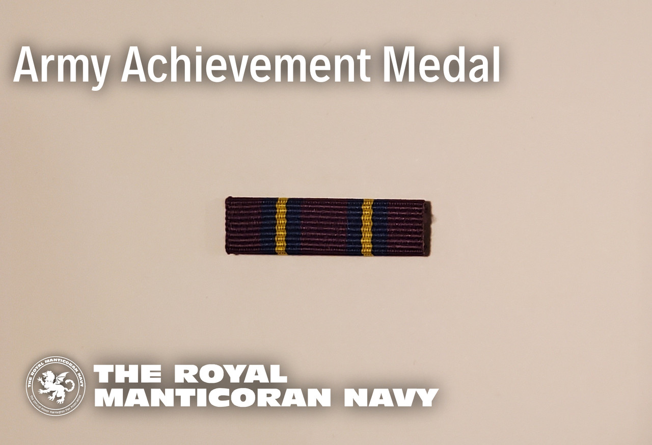 RMA Army Achievement Medal - The Royal Manticoran Navy BuSup