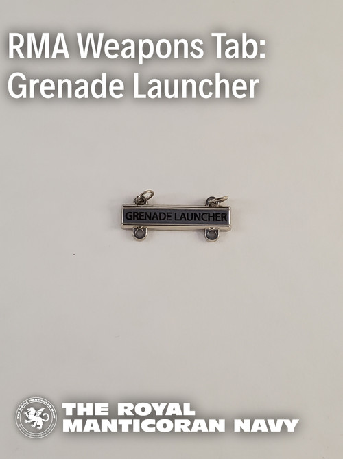 RMA Army Grenade launcher Weapon Clasp - The Royal Manticoran Navy BuSup