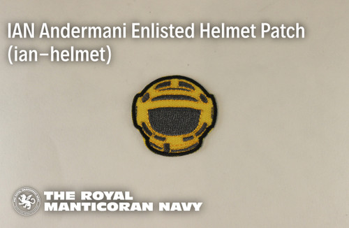 IAN Andermani Enlisted Helmet Patch - The Royal Manticoran Navy BuSup