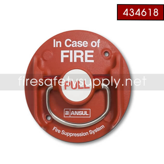 Ansul 434618 Remote Pull Station, Red