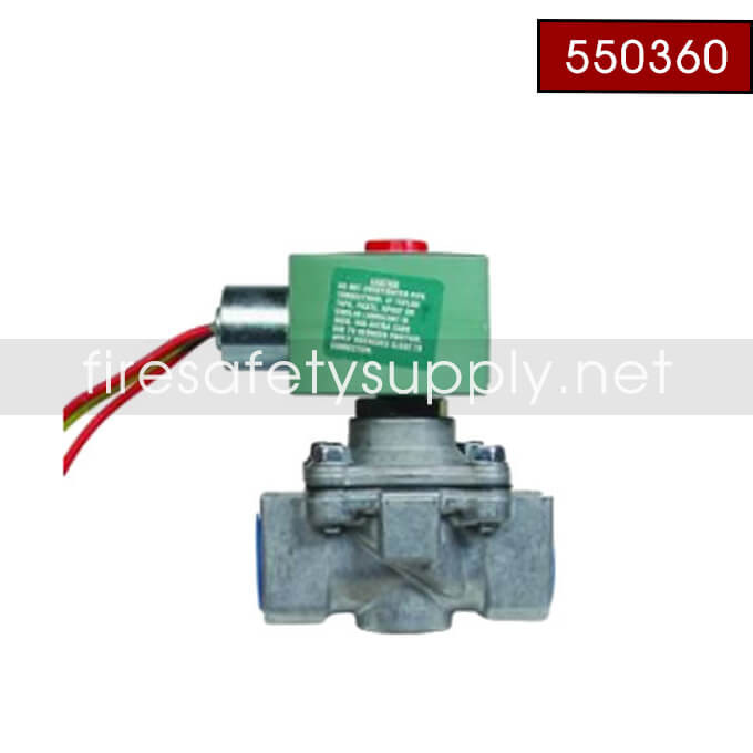 Ansul 550360 EGVSO-125 Gas Valve, Electrical, (120 VAC, 60 Hz) 1-1/4 in ...