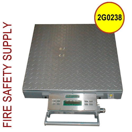 Getz 2G0238 Portable Aluminum Scale (2000 lb) - Fire Safety Supply