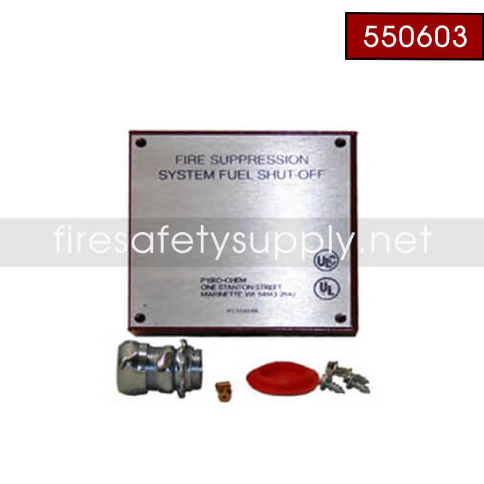 Ansul 550603 Gas Valve Box Assembly, GVB (Red)