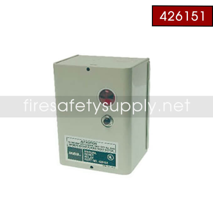 426151 Relay, Manual Reset, (120V, 60 Hz) 426151 Relay